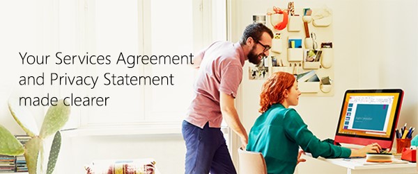 Microsoft Services Agreement and Privacy Statement made clearer